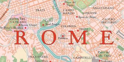 Rom-map - Karten von Rom (Lazio - Italien)